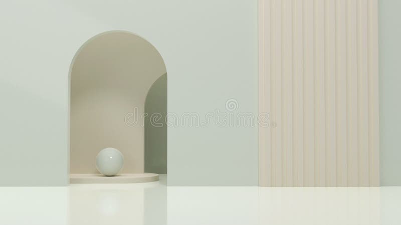 3D Rendering Product Display Architecture Abstract Background Stock ...