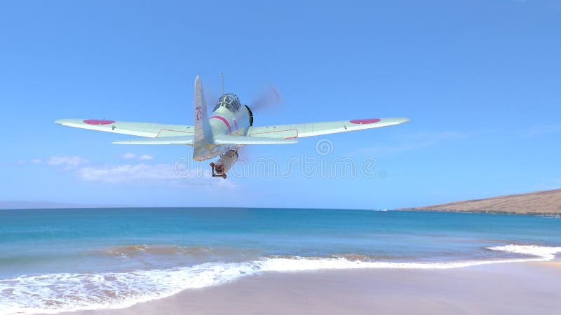 3D Rendering of the Propeller-driven Plane Stock Illustration ...
