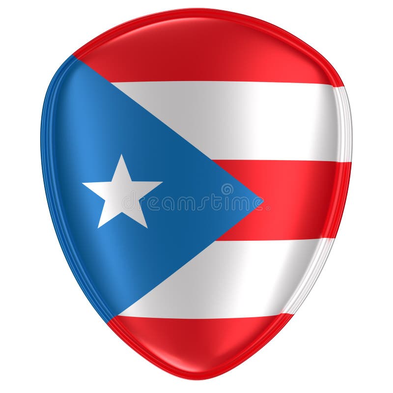 Puerto Rico flag on a wood stock illustration. Illustration of american ...