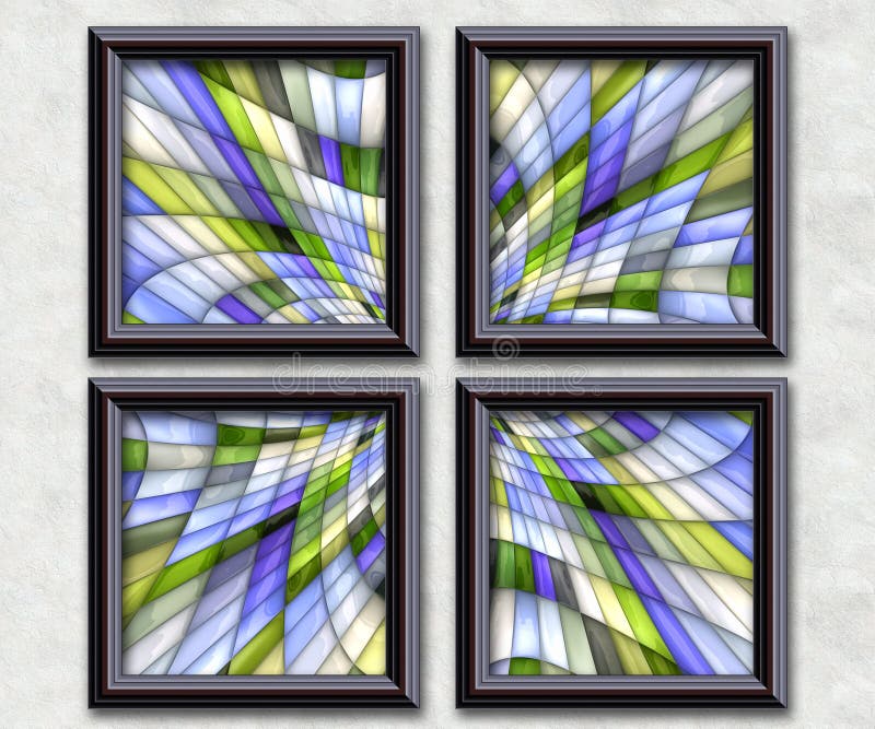 3D Rendering Puff Pixels Artwork Gallery Stock Illustration ...