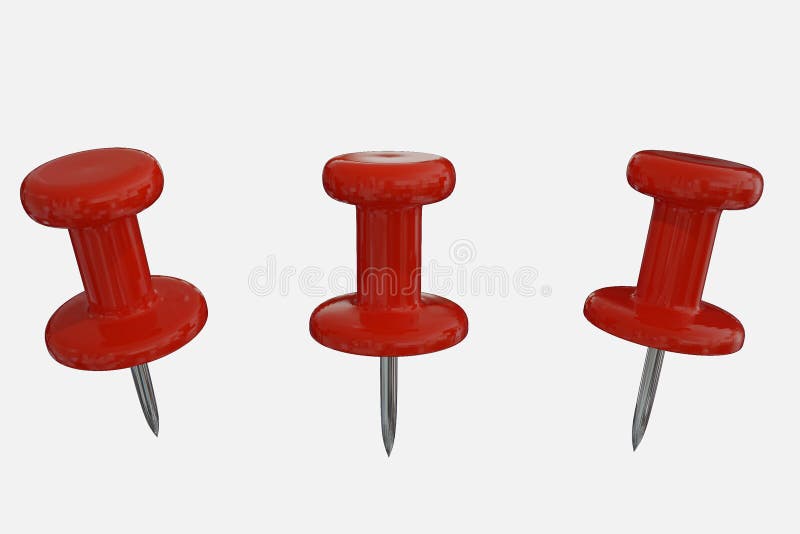 Push Red Button 3d Rendering Isolated White Background Stock Photos ...