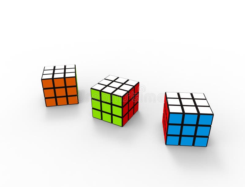 Puzzle cube editorial photo. Illustration of intelligence - 18552706