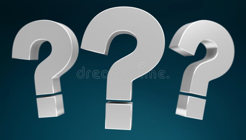 3d Rendering Red Question Mark on Question Marks Background Stock Illustration - Illustration of ...