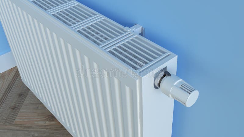 Radiator stock illustration. Illustration of floor, heat - 247610339