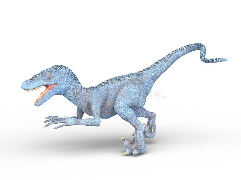 3D rendering of a Raptor stock illustration. Illustration of species ...