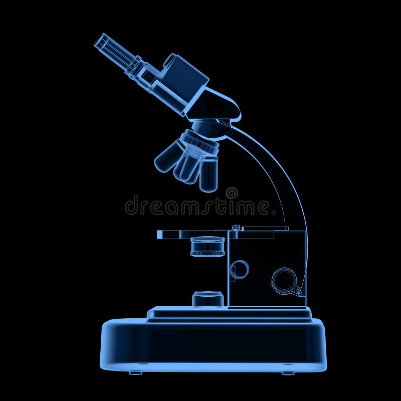 X Ray Microscope or Optical Instrument Stock Illustration ...