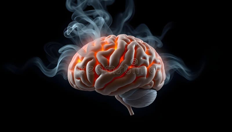 Realistic Brain Illustration Stock Illustration - Illustration of ...