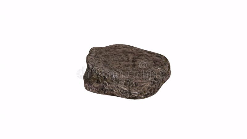 3D Rendering of a Realistic Rock Formation in a Natural Setting Stock ...