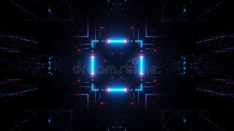 Rendering Rectangular Frame Made of Gray Cinder Blocks Lying at the ...