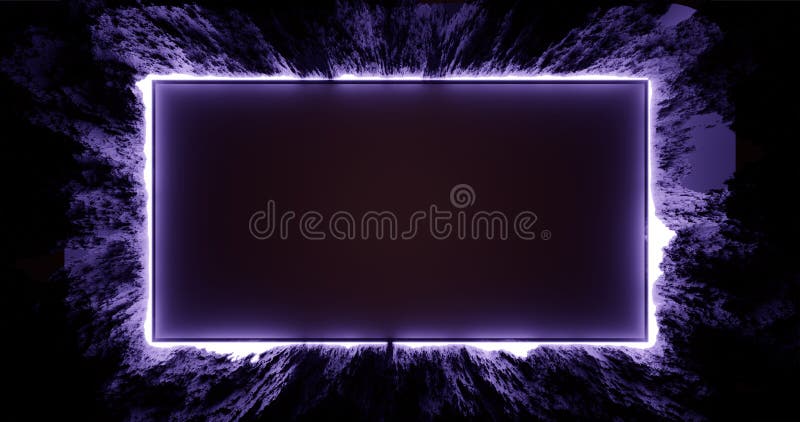 Rendering Rectangular Frame Made of Gray Cinder Blocks Lying at the ...