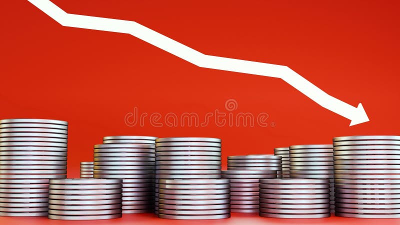 Downward Financial Trend Stock Illustrations – 6,860 Downward Financial ...