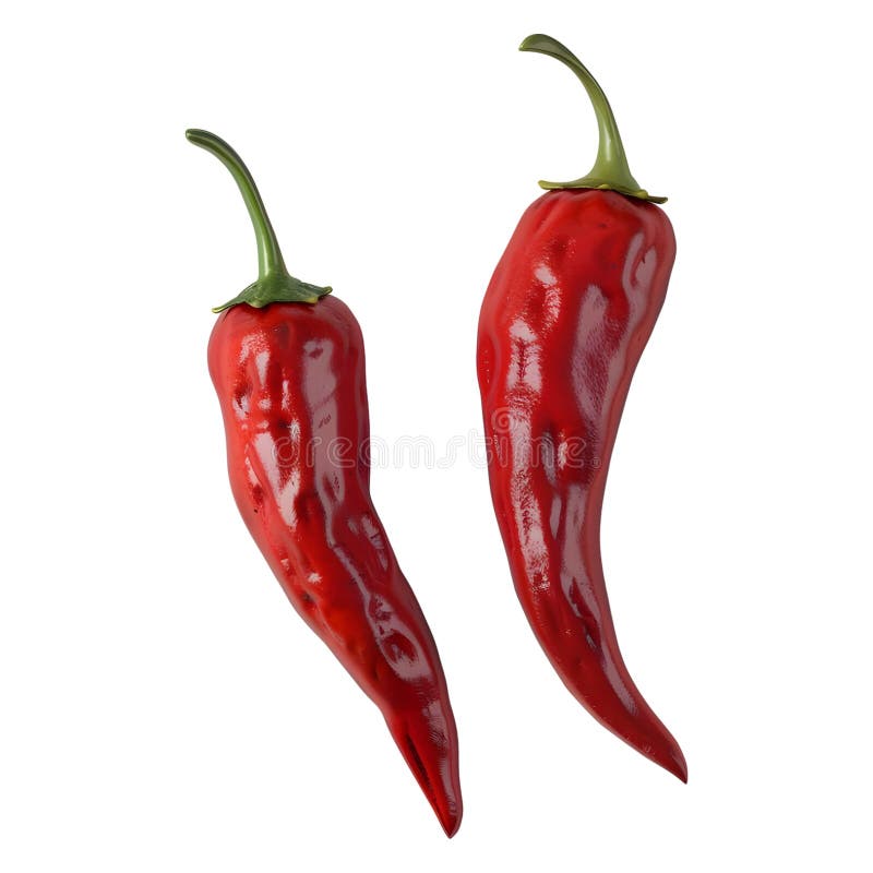 3D Rendering of a Red Chili Spice on Transparent Background - Ai ...