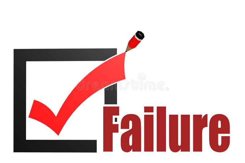 Failure Mark Icon, Linear Isolated Illustration, Thin Line Vector, Web ...