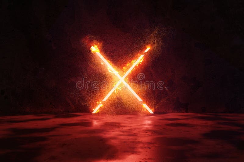 Red Fire Grunge Background
