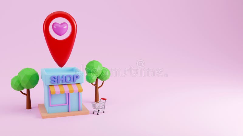 Signage Location Store Stock Illustrations – 74 Signage Location Store ...