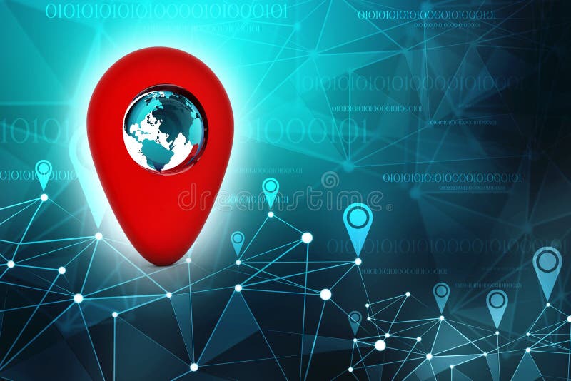 Navigation Concept, Gps Navigation, Travel Destination, Location and ...