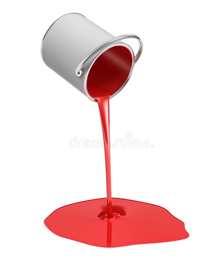 Bucket Paint Pour Red Stock Illustrations – 235 Bucket Paint Pour Red ...