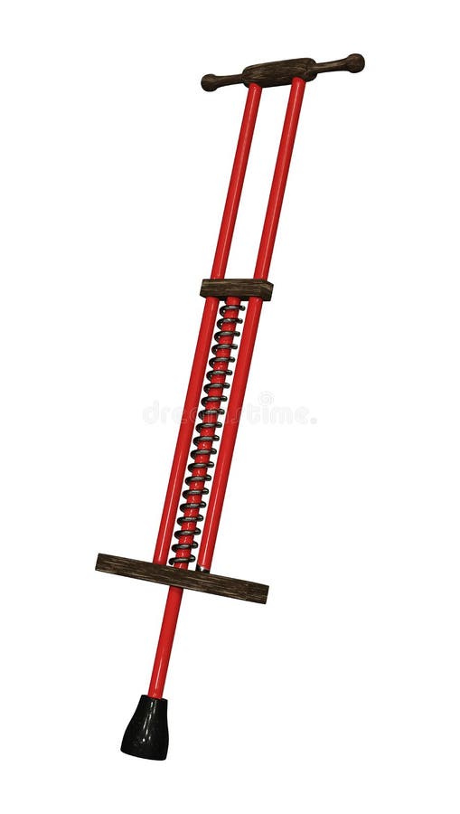 Pogo Stick stock illustration. Illustration of play, stick - 47858151