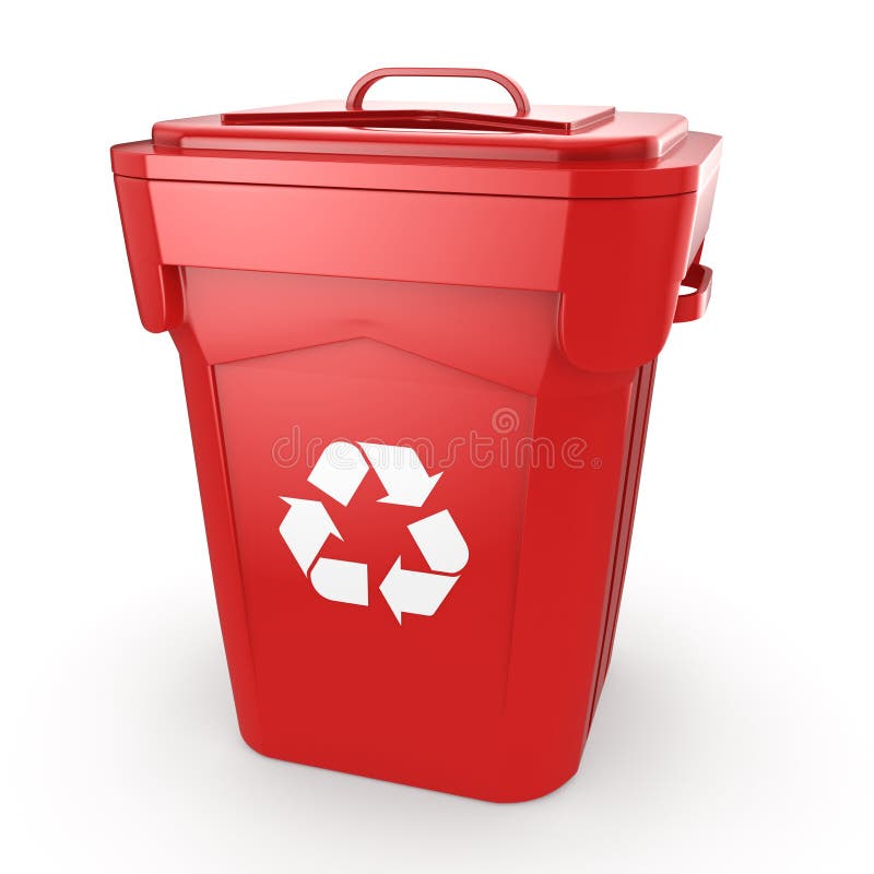 Red Recycling Bin 3d Rendering Stock Illustrations – 388 Red Recycling Bin 3d Rendering Stock ...