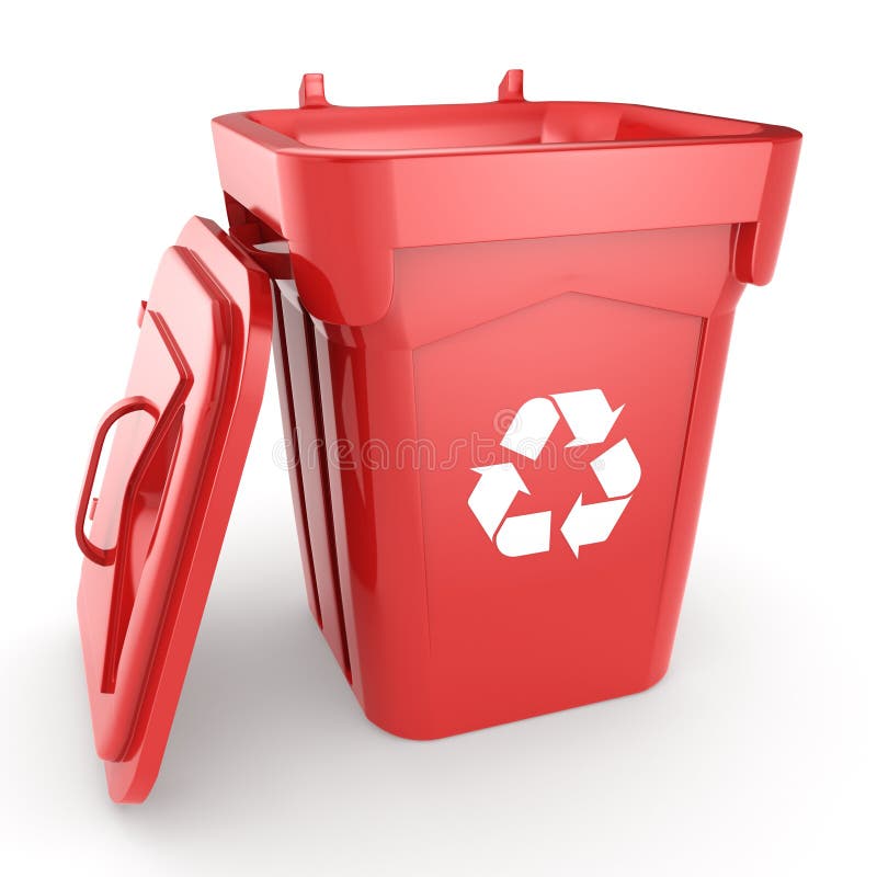 Red Recycling Bin 3d Rendering Stock Illustrations – 388 Red Recycling Bin 3d Rendering Stock ...