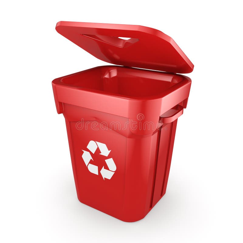 Red Recycling Bin 3d Rendering Stock Illustrations – 388 Red Recycling Bin 3d Rendering Stock ...