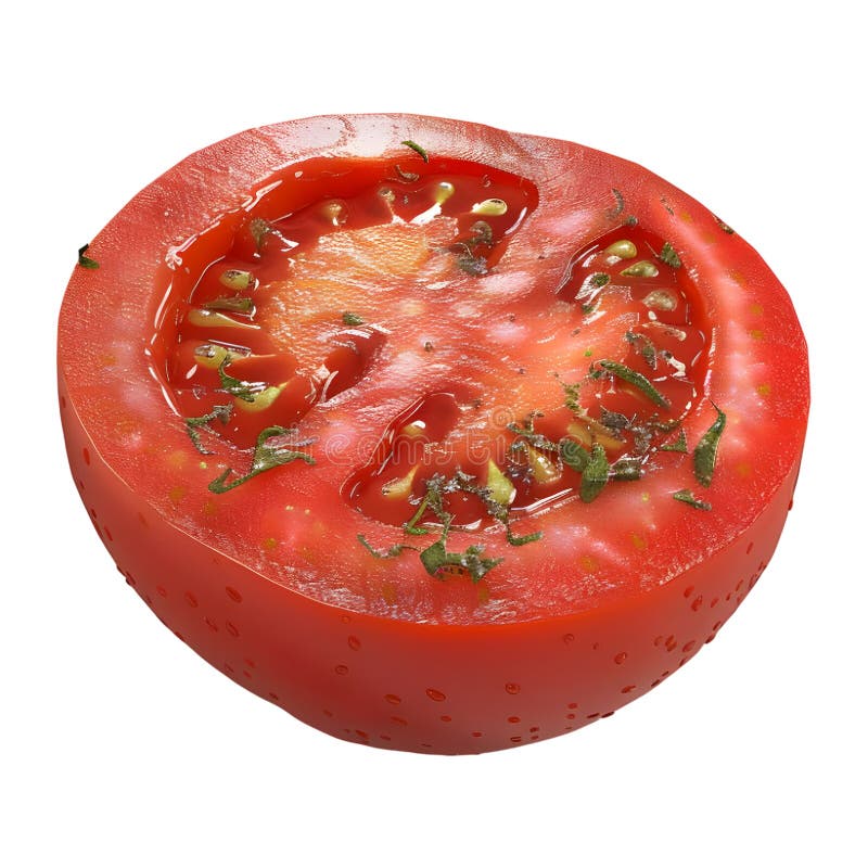 3D Rendering of a Red Tomatoes on Transparent Background - Ai Generated ...