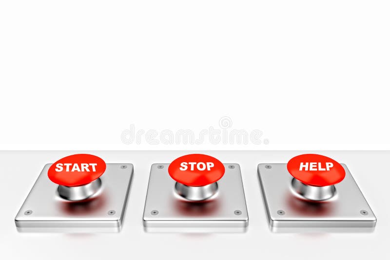 Stop and help traffic sign stock vector. Illustration of press - 38368734