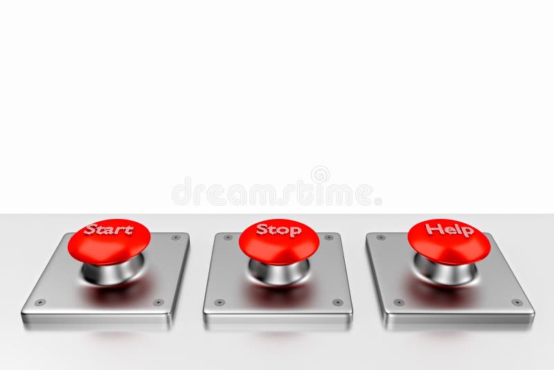 Stop and help traffic sign stock vector. Illustration of press - 38368734