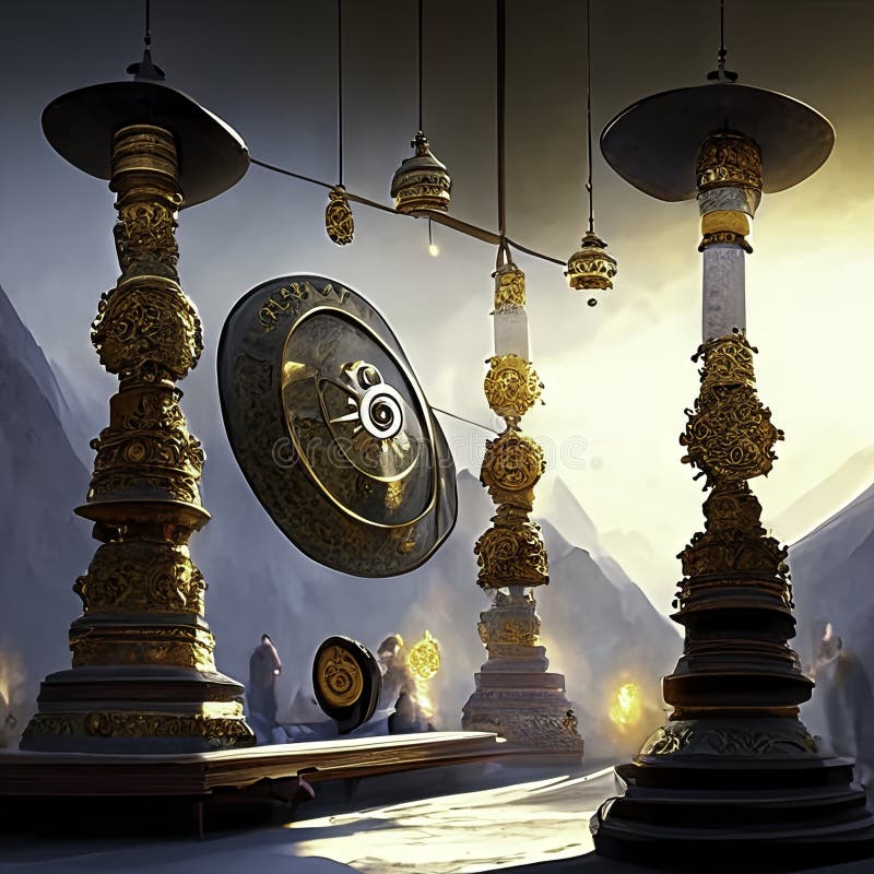 3D Rendering of a Religious Object in the Light of the Lamp AI ...