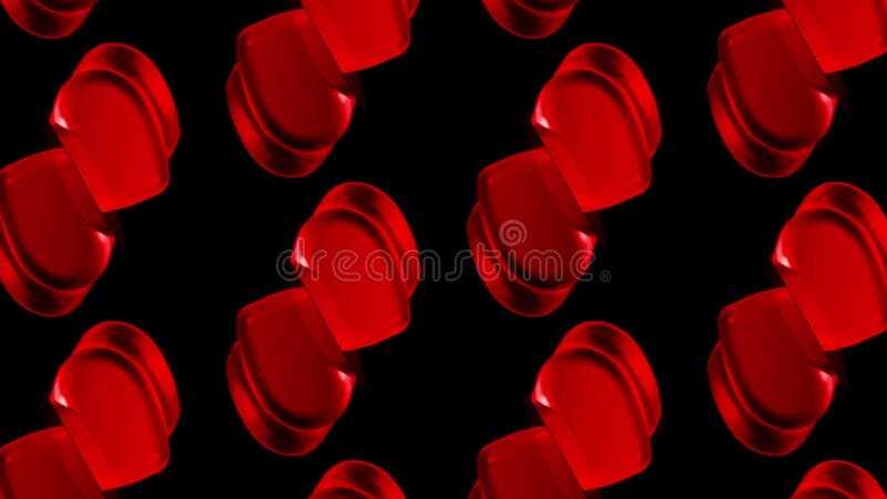 3D Rendering Rendering Hearts Background Stock Footage - Video of ...