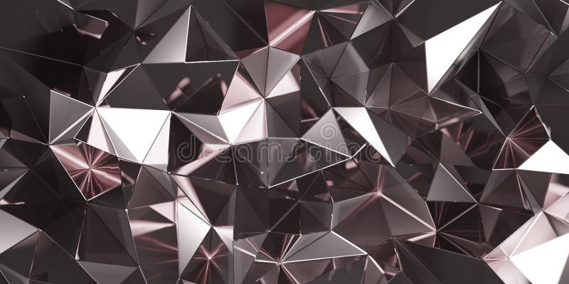 3d Rendering of Rhodium Abstract Background Stock Illustration ...