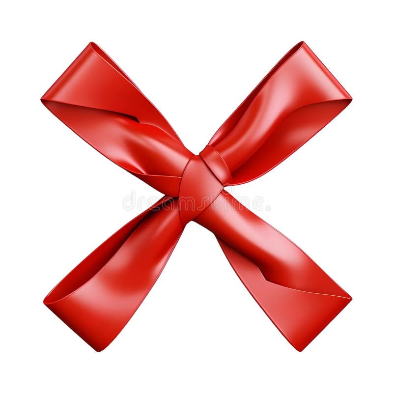 3D Rendering of a Ribbon on Transparent Background - Ai Generated Stock ...
