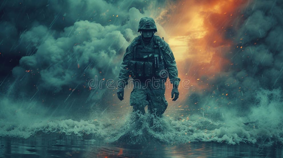 3D Rendering of Riot Police during a Riot Stock Illustration ...