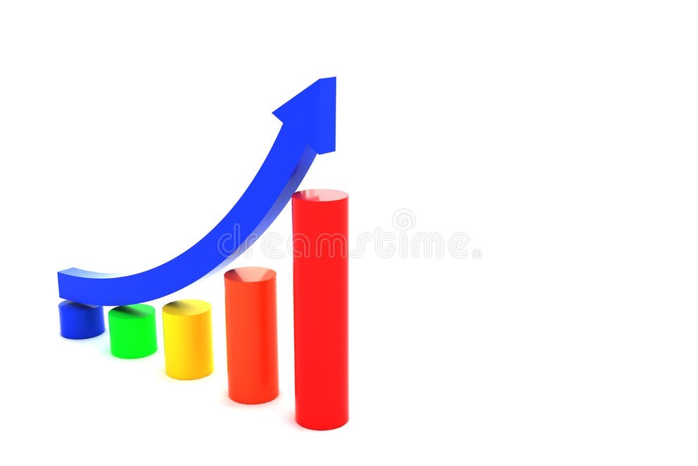 Rising curve stock illustration. Illustration of graph - 127457572