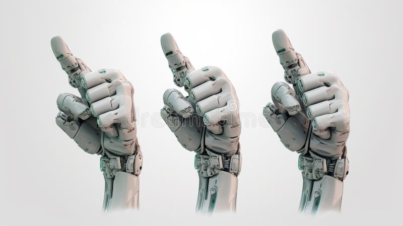 3D Rendering of a Robot that Works with a Virtual Display. Robots that ...