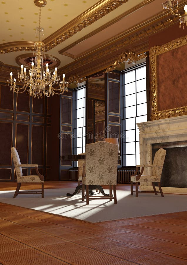 Palace Interior 3d Rendering Stock Illustrations – 1,392 Palace ...