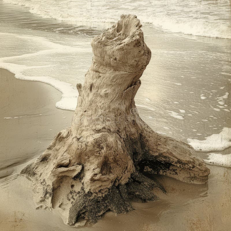 3d Rendering of a Sand Dune on the Seashore Stock Illustration ...