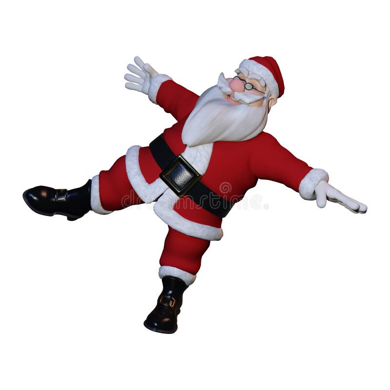 Santa Exercising Stock Illustrations – 186 Santa Exercising Stock ...