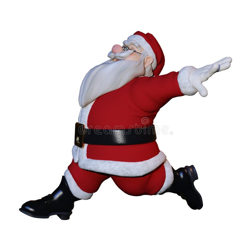 Santa Exercising Stock Illustrations – 134 Santa Exercising Stock ...