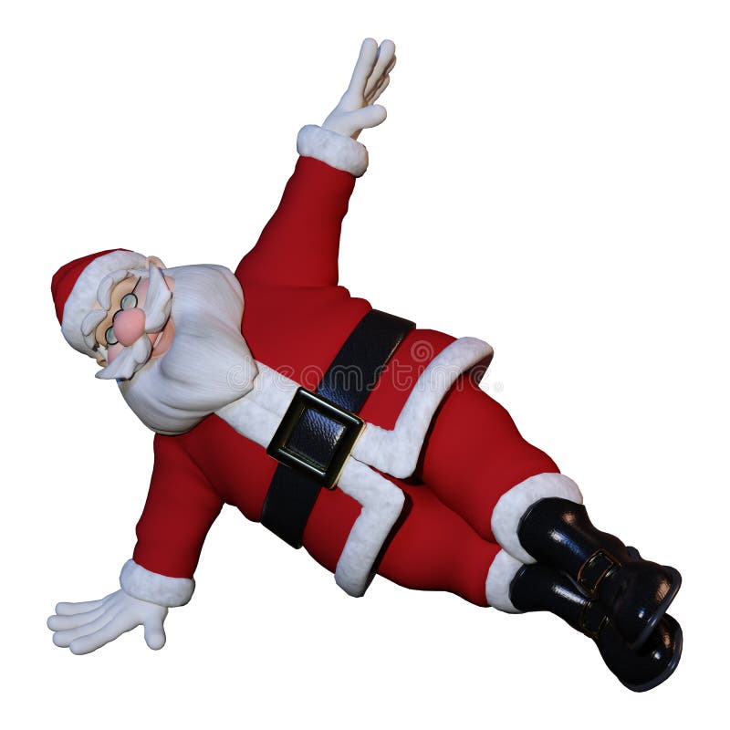 Santa Exercising Stock Illustrations – 125 Santa Exercising Stock ...