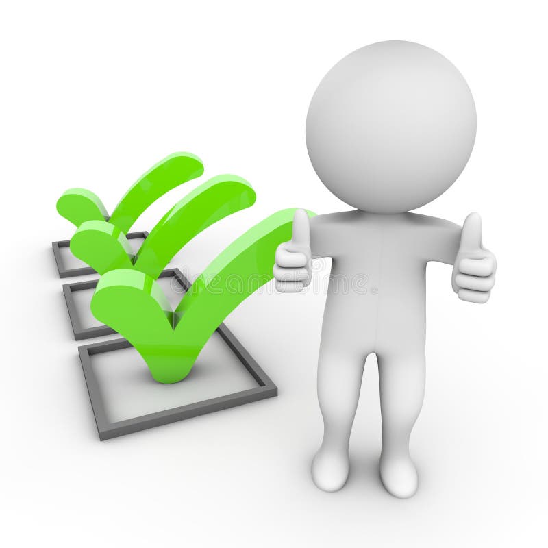 Checkmarks with Boxes stock illustration. Illustration of illustrated ...