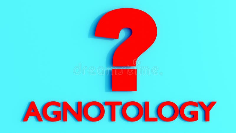 Scattered Question Mark Symbols, Accompanied by the Word "agnotology ...