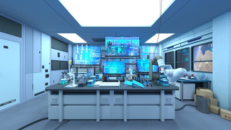 Laboratory Scenery Stock Illustrations – 333 Laboratory Scenery Stock ...