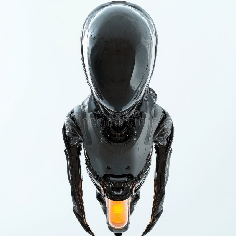 A 3D Rendering of a Science Fiction Cryopod Set Against a White ...