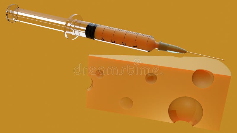 The Science of Food Modification Depicts the Concept of Injecting a ...