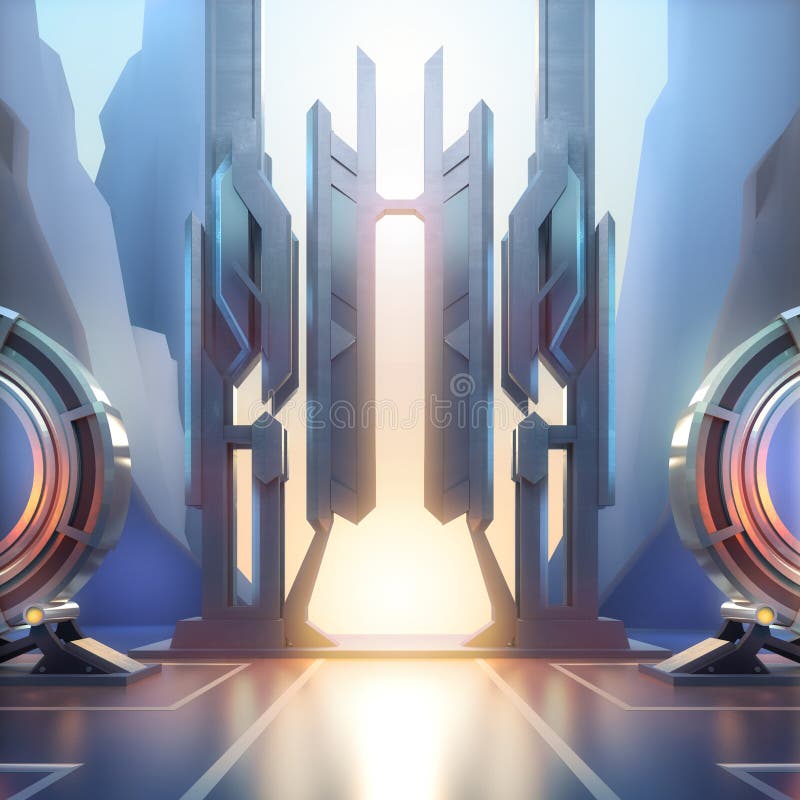 Portal Space Transport Stock Illustrations – 397 Portal Space Transport ...