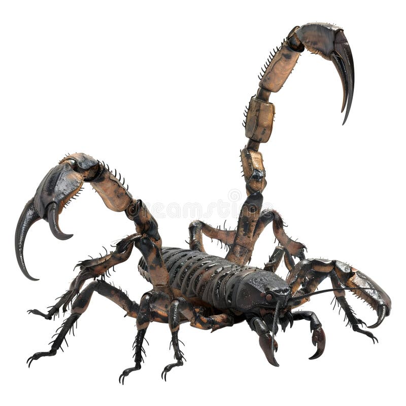 3D Rendering of a Scorpions on Transparent Background - Ai Generated Stock Illustration ...