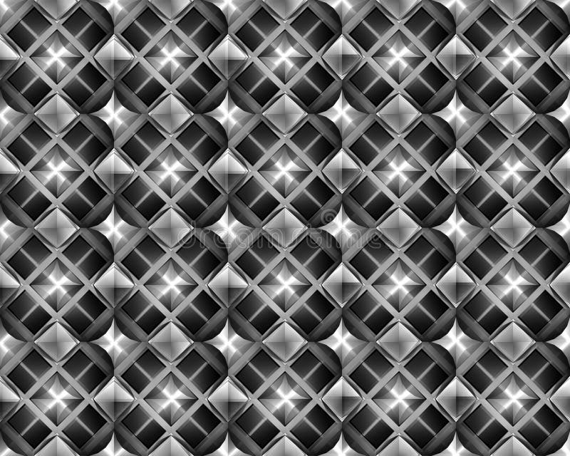 3d Rendering. Seamless Black Geometric Grid Pattern Texture Use for ...