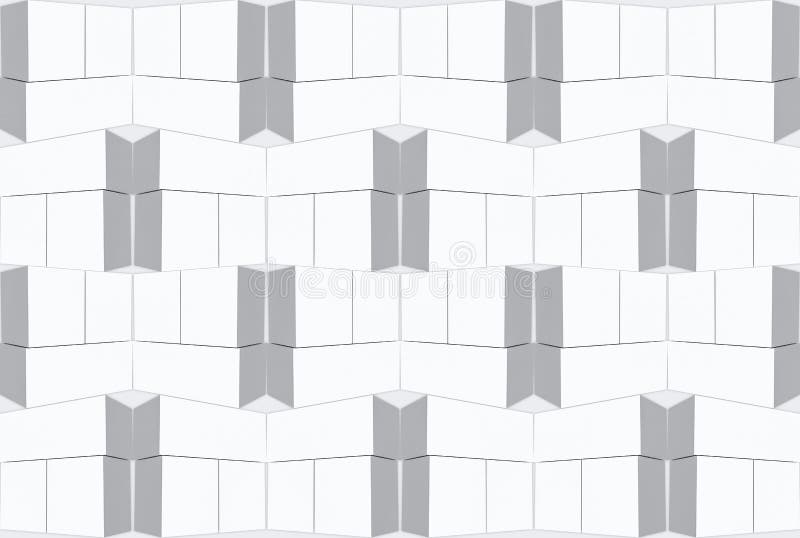 3d Rendering. Seamless Modern Flat Trapezoid Pattern Wall Background ...