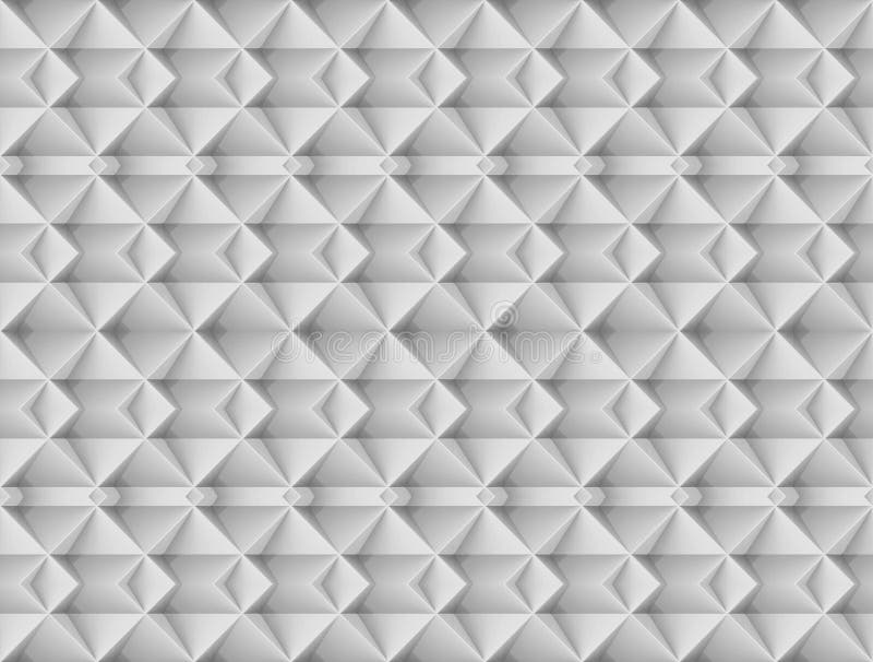 3d Rendering. Seamless Modern Gray Square Grid Art Pattern Wall ...